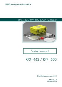 STIKO Chart recorders manual • Stiko