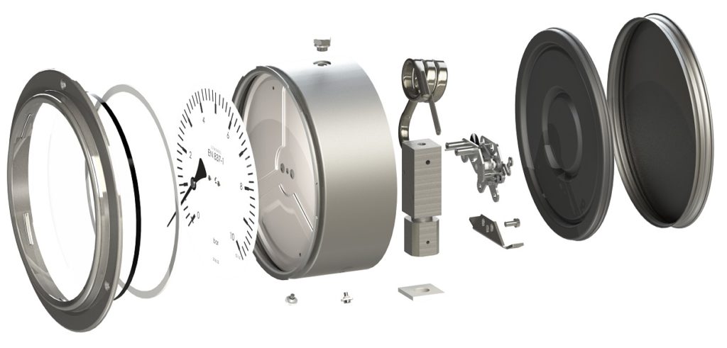 solid front exploded view • Stiko